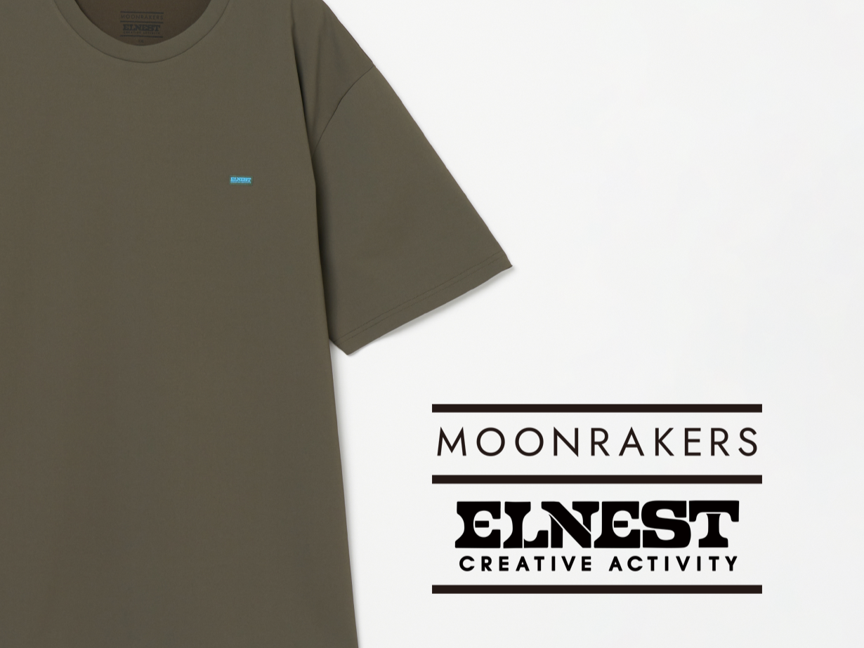 「ELNEST」コラボレーションTシャツ再入荷のお知らせ – MOONRAKERS